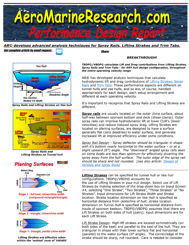Tunnel Boats, Vee Hulls and Performance Powerboat Design, AeroMarine ...